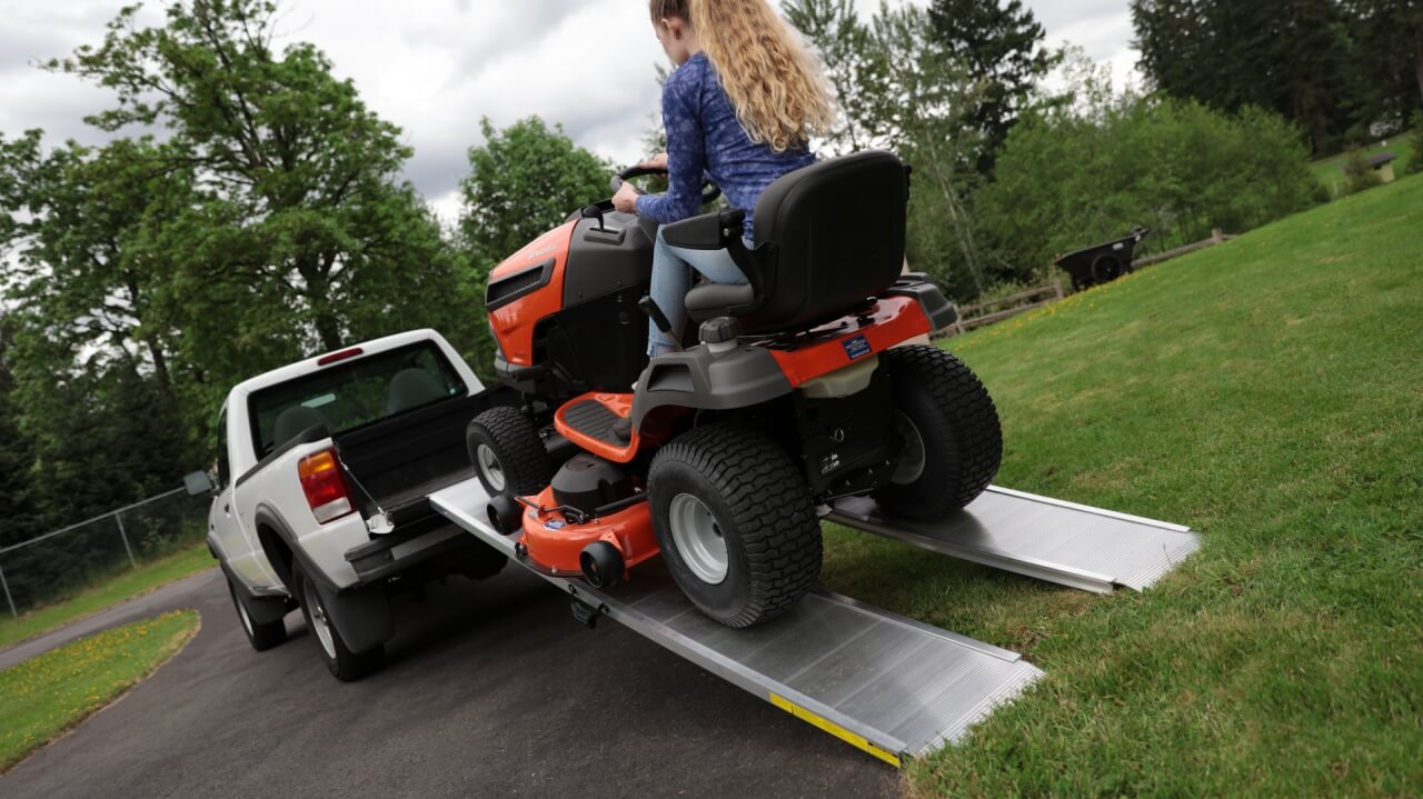 Garden Equipment Loading Ramps