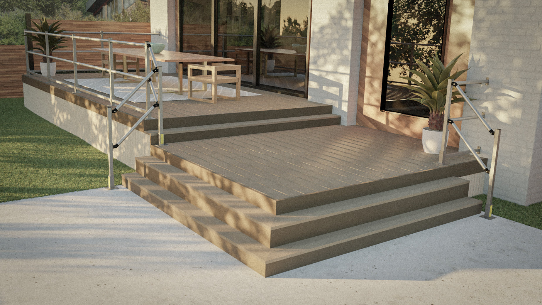 Build the Perfect Railing for Your Deck: A Modular Handrail System That ...