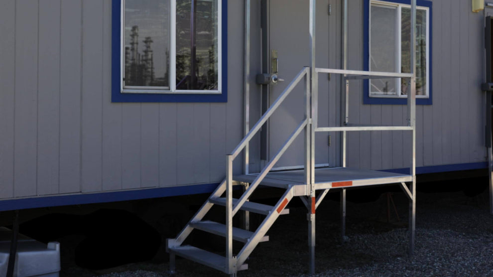 FORTRESS® OSHA Universal Aluminum Stair | Osha Stairs